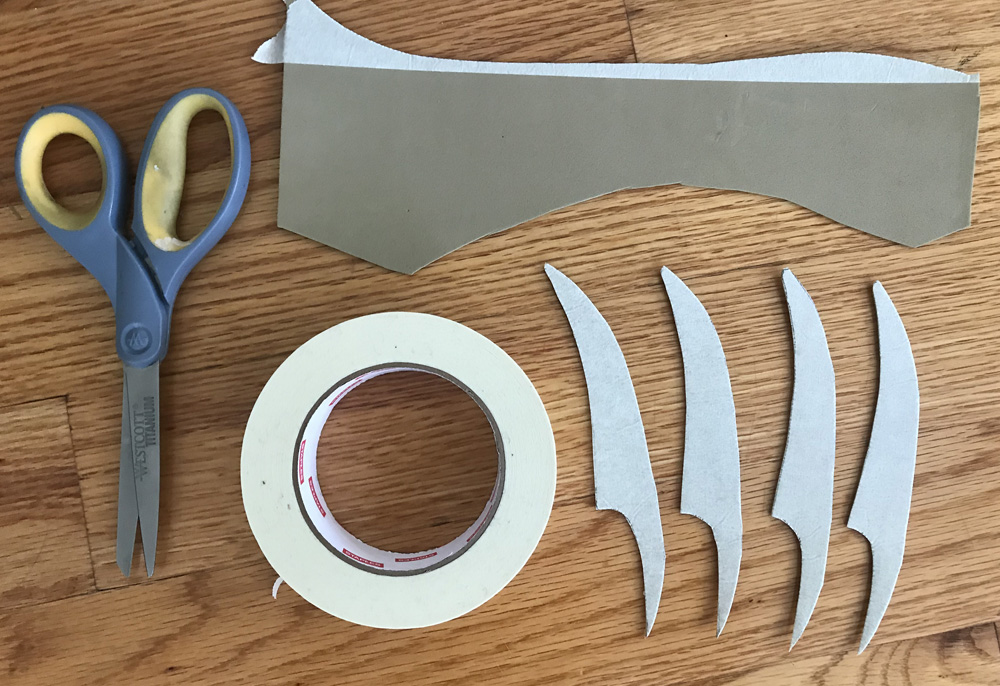 Diy Freddy Krueger Glove Template